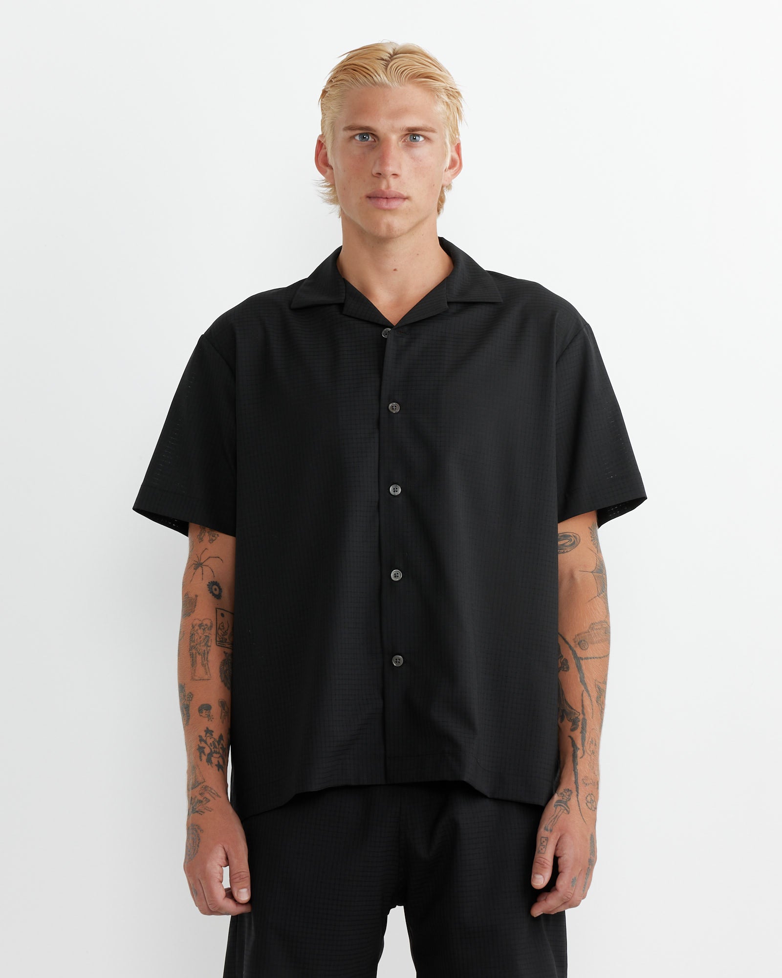 Haus Shirt in Air Mesh Black – Mohawk General Store