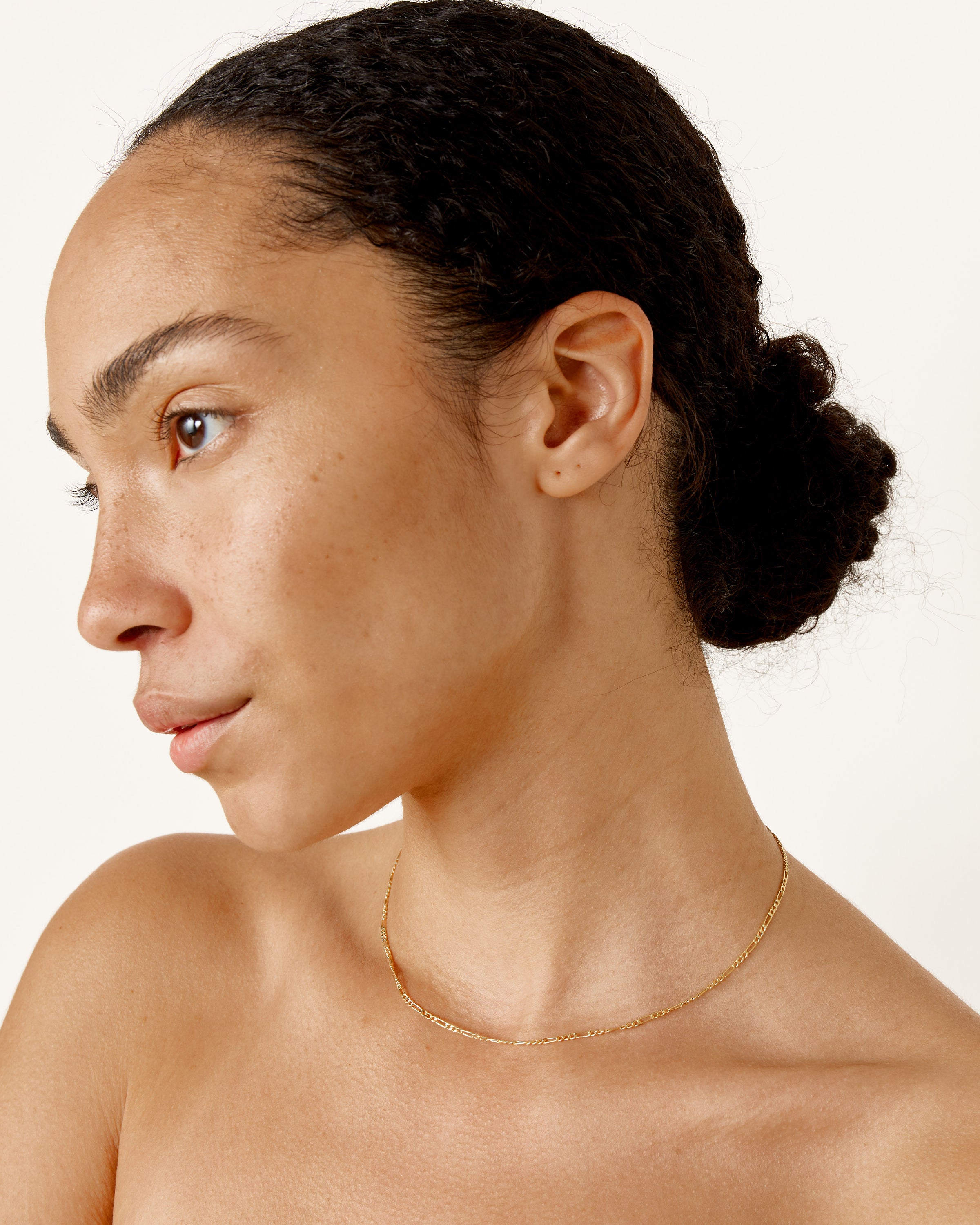 Figaro Chain Necklace in 14k Gold – Mohawk General Store