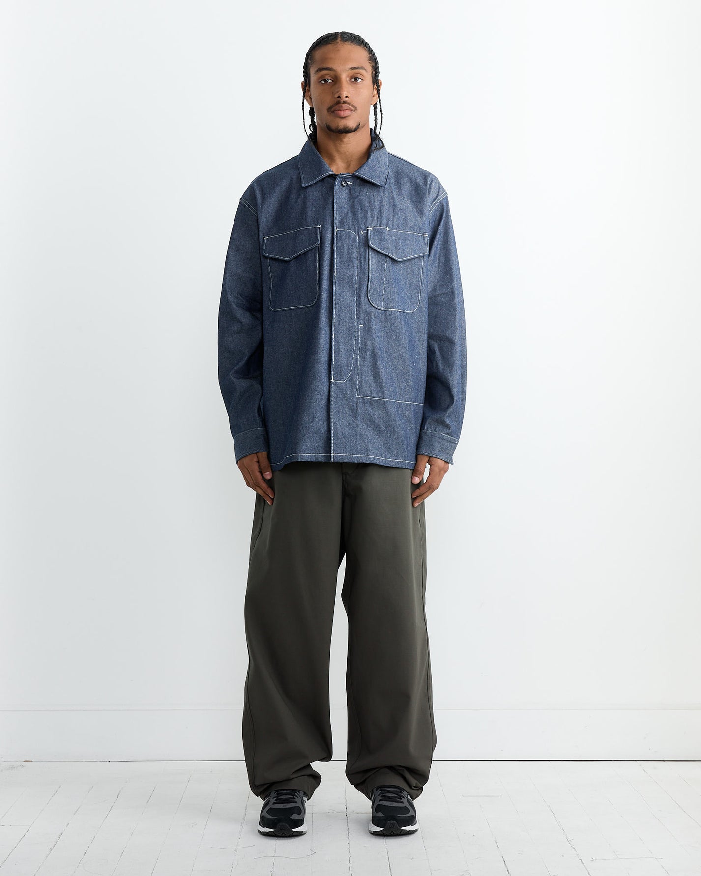MC Shirt Jacket in Indigo