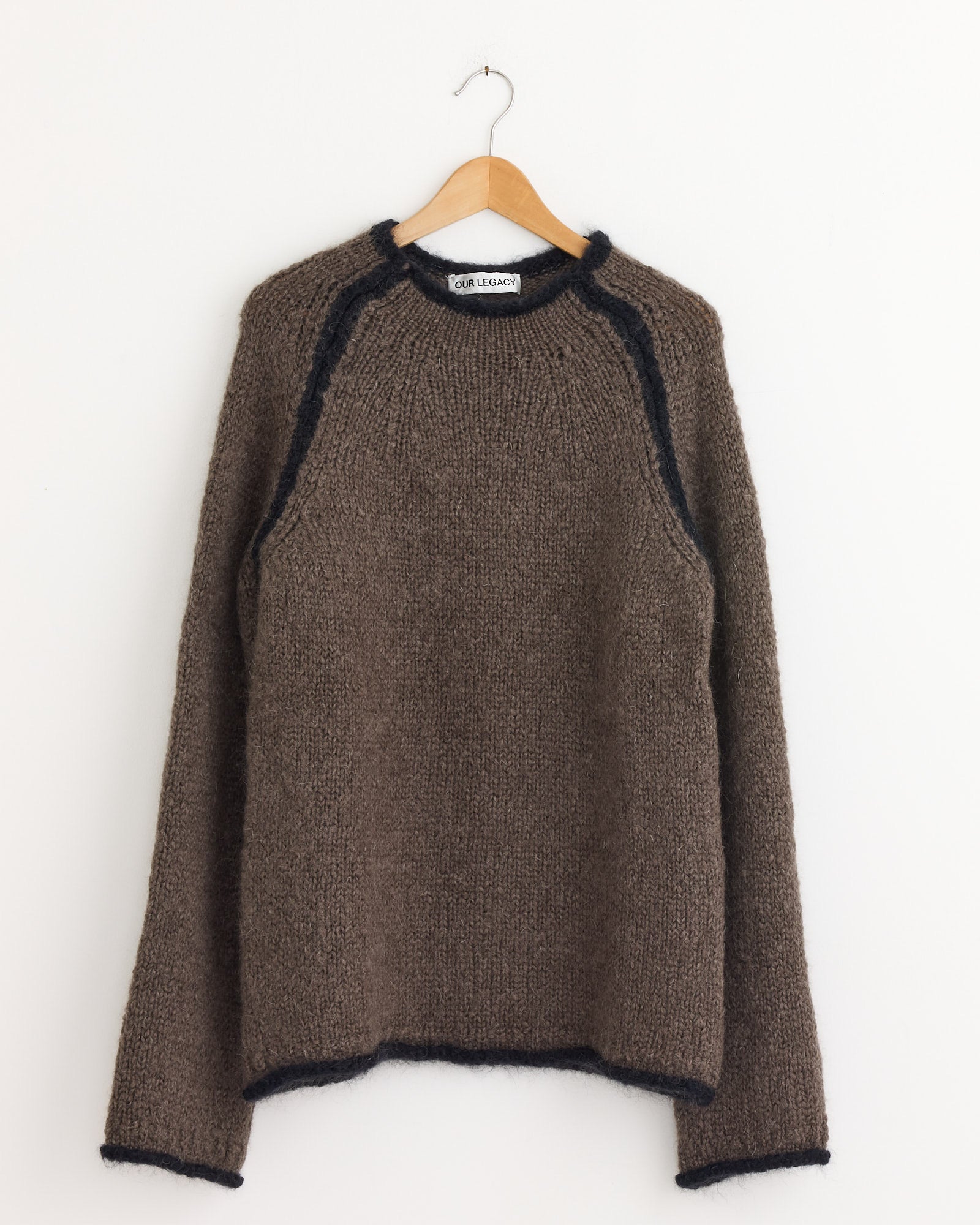 Rider Roundneck Sweater in Steel