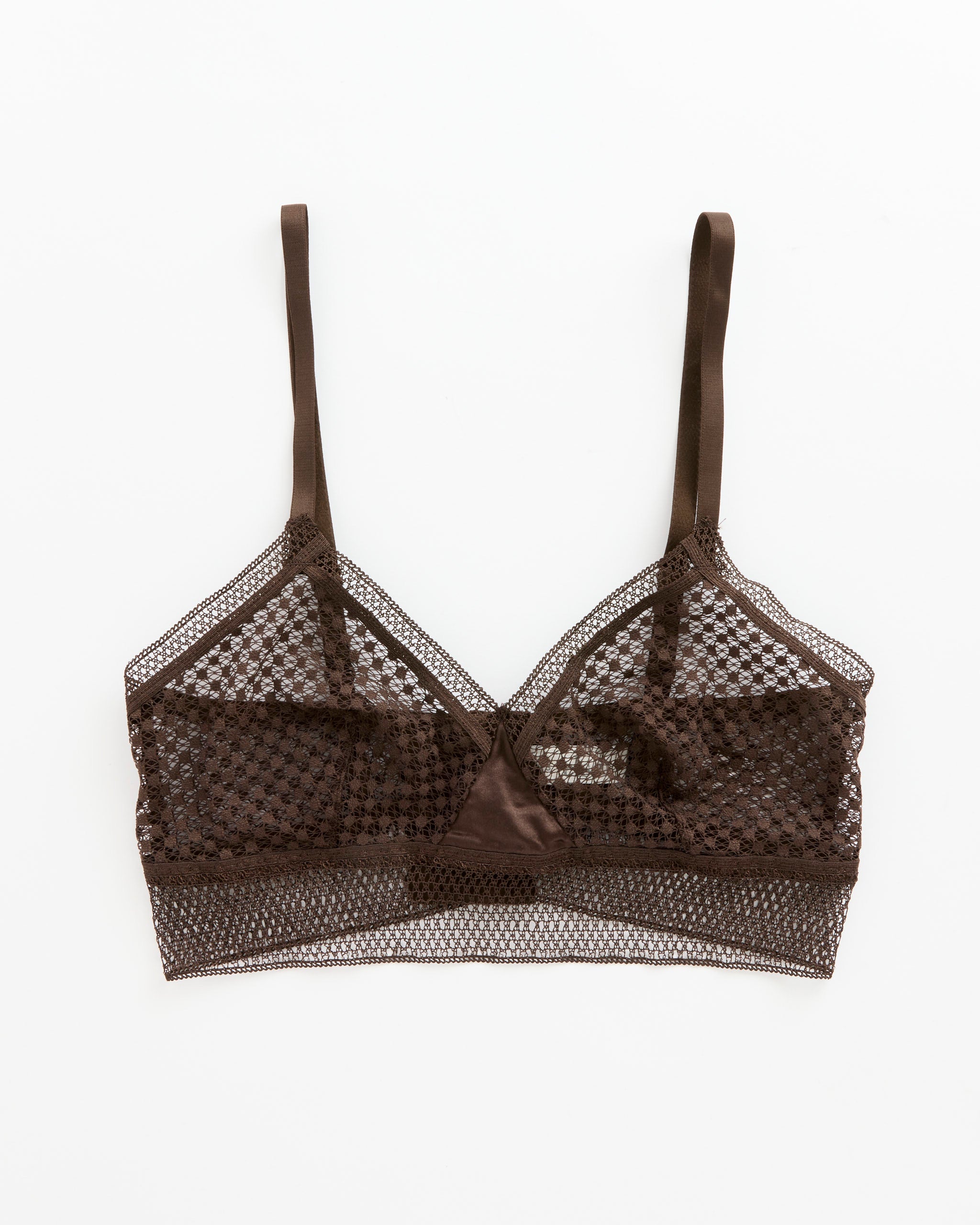 Bella Soft Triangle Bra in Turkish Coffee