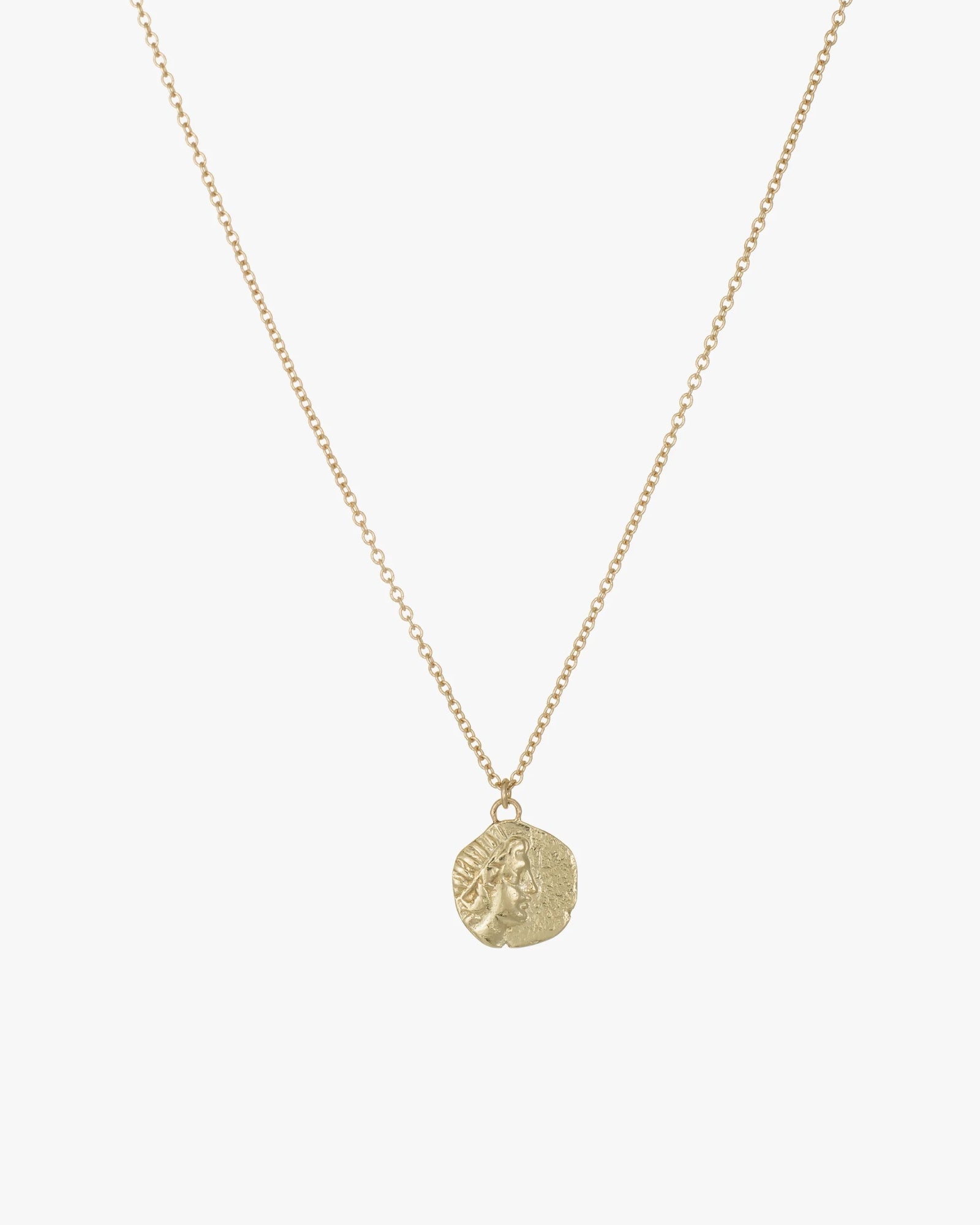 Helios & Rose Coin Pendant