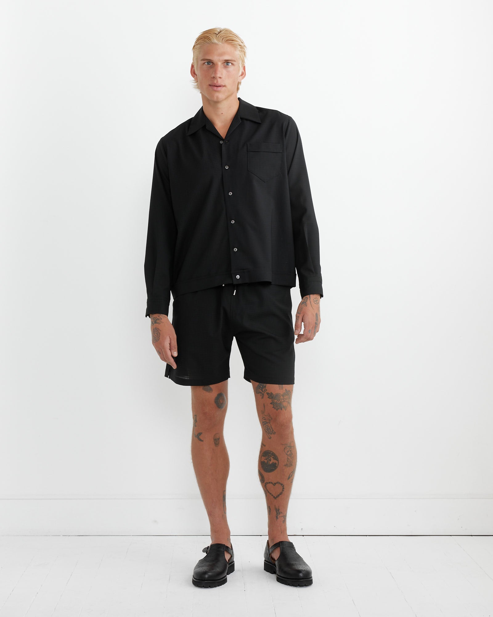 Zach Shirt in Air Mesh Black – Mohawk General Store